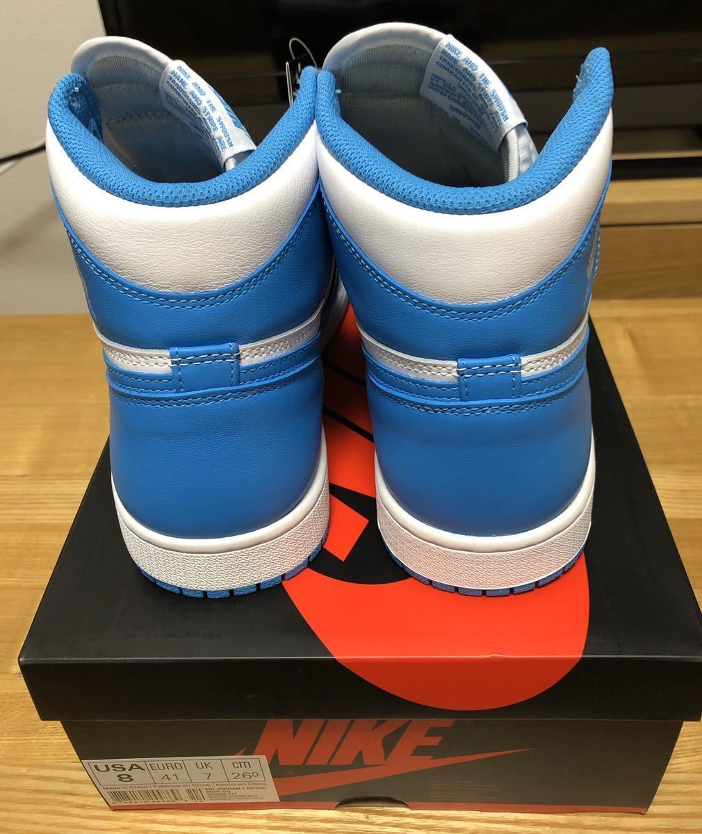NIKE AIR JORDAN 1 RETRO HIGH OG North Carolina UNC エアジョーダン1 レトロ ハイ OG ...
