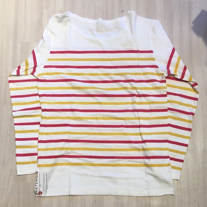 master&co. マスターアンドコー MC147 ボーダーロングスリーブTシャツ ユニセックス size1 S-M マルチカラー(Mサイズ ...