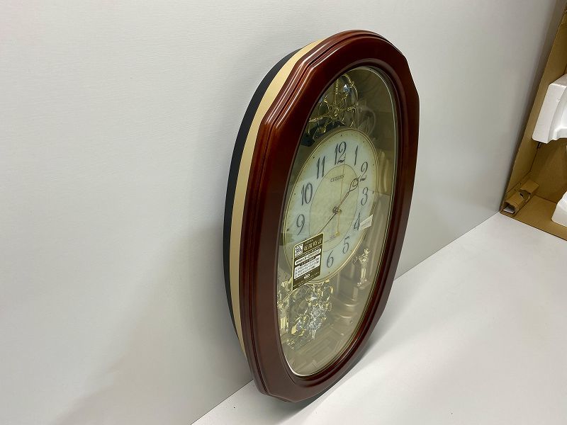 GK03 シチズン CITIZEN 壁掛け 電波時計 パルミューズM486 4MN486-006 茶色半艶仕上 ギフト用品専門店の在庫品 標準価格27 000円(アナログ)｜売買された ...