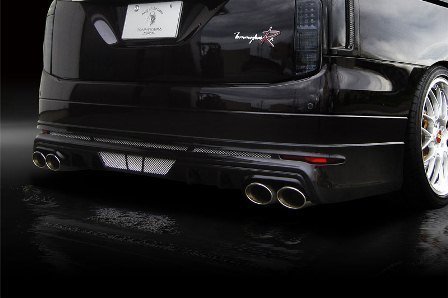 ROWEN エルグランド E52 リヤハーフスポイラー/01S 両側4本出しマフラー 用 単色塗装済 1N002P00#(リア)｜売買されたオークション情報、yahooの商品情報をアーカイブ ...