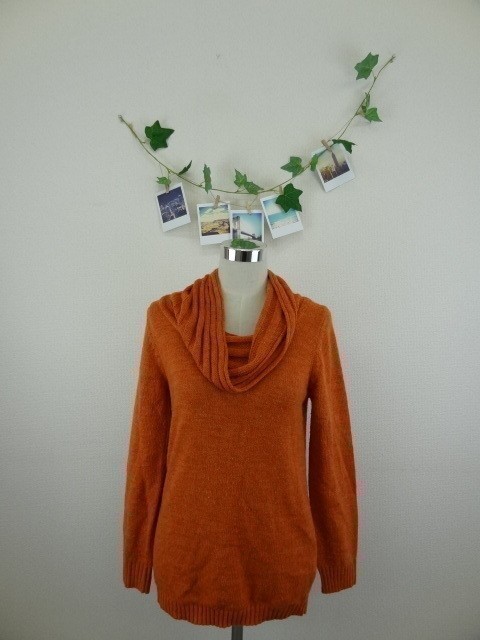LT1302 女性 長袖タートルネックニット オレンジ サイズL(Lサイズ)｜売買されたオークション情報、yahooの商品情報をアーカイブ公開 ...