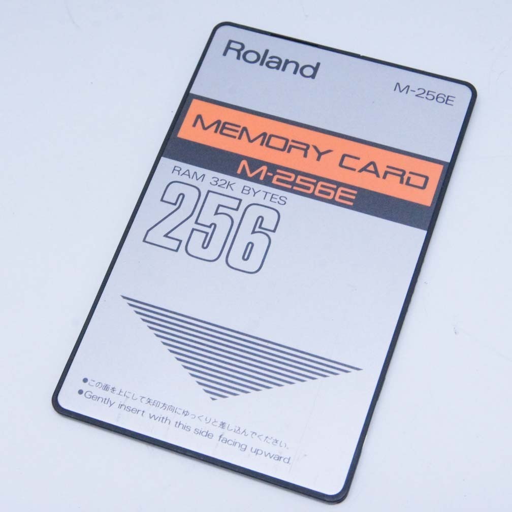 Roland MEMORY CARD ローランド メモリーカード M-256E 現状品/レターパックライト 一律370円(その他)｜売買された ...