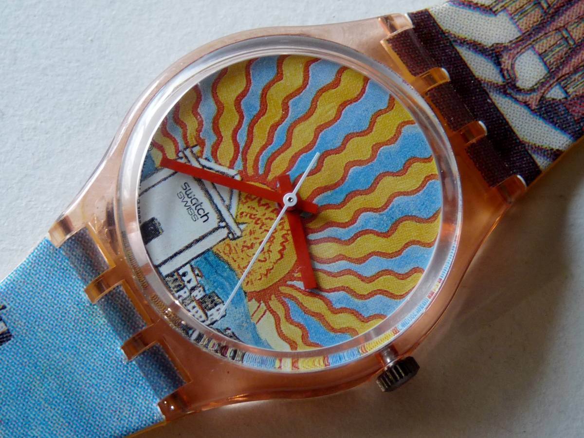 電池交換済 スウォッチ Swatch 太陽 IL POETA 品番GP107(STANDARD)｜売買されたオークション情報、yahooの商品 ...