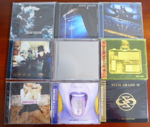 SIAM SHADE I~IX CDアルバム9枚セット シャムシェイド CHACK DAITA NATCHIN KAZUMA JUNJI 栄喜 ...