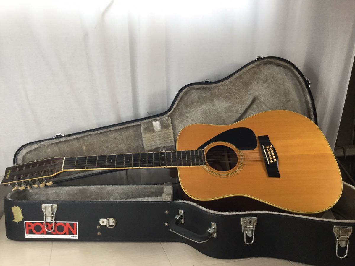170 YAMAHA ヤマハ FG12-301Bアコースティックギター 12弦 弦楽器 楽器 ギター 音響器材 音楽器材 ハードケース付き ...