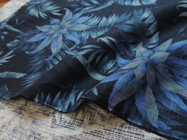 fz369 オーガニック綿/麻混生地 ボタニカル柄 ネイビーブルー系 長3m(その他)｜売買されたオークション情報、yahooの商品情報をアーカイブ公開 - オークファン（aucfan.com）
