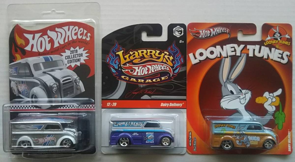 HW DAIRY DELIVERY SET 2019 COLLECTOR EDITION LARRY'S GARAGE LOONEY ...