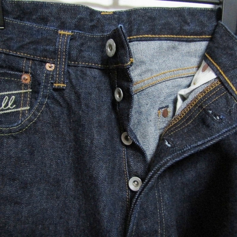 RADIALL ラディアル デニムパンツ RAD-12AW-PT002 ボタンフライ RG-350 ジーンズ ジーパン denim 赤耳 ...