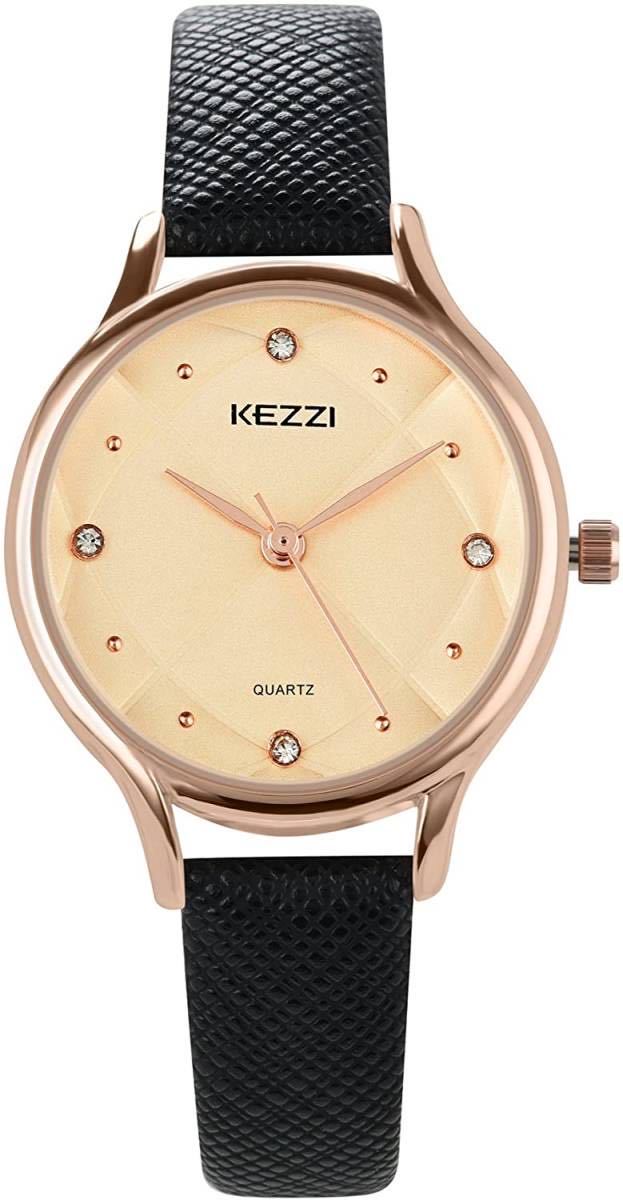 Kezzi 腕時計 レディース 革 バンド ウォッチ K1567 女性 おしゃれ プレゼント(3針（時、分、秒）)｜売買されたオークション情報 ...