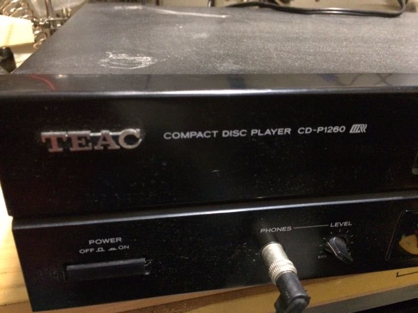 TEAC CD-P1260(一般)｜売買されたオークション情報、yahooの商品情報をアーカイブ公開 - オークファン（aucfan.com）