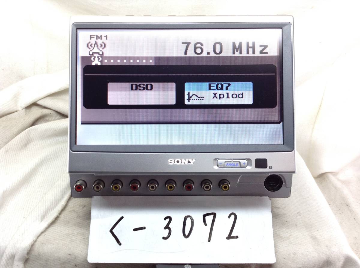 ソニー XAV-77 7インチ ワイドモニター ラジオ VTR入力付 デッキ 保障付(7インチ～)｜売買されたオークション情報、yahooの ...