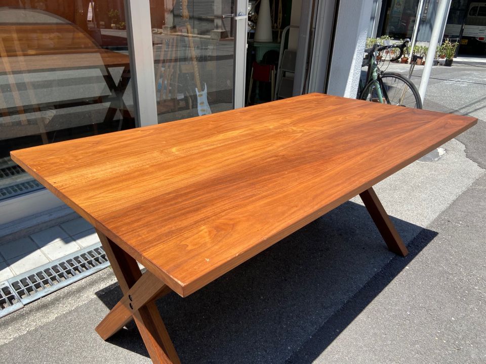 masterwal/マスターウォール 良品 BRONX DINING TABLE ブロンクス ダイニングテーブル ウォールナット 160㎝(4人用)｜売買されたオークション情報、yahooの ...