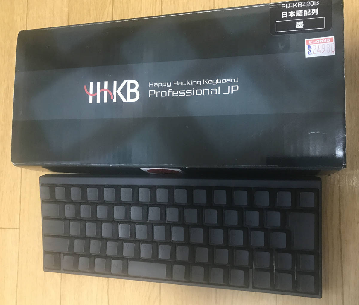 Happy Hacking Keyboard Professional JP 墨 日本語配列 キーボード PD-KB420B(USBキーボード ...