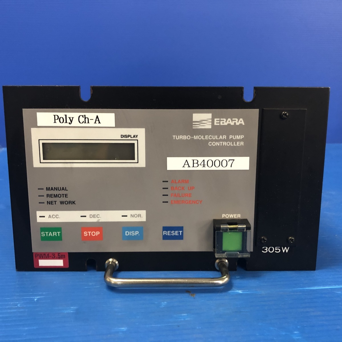 EBARA TURBO-MOLECULAR PUMP CONTROLLER 305W TMP-ZW531(電材、配電用品)｜売買された ...