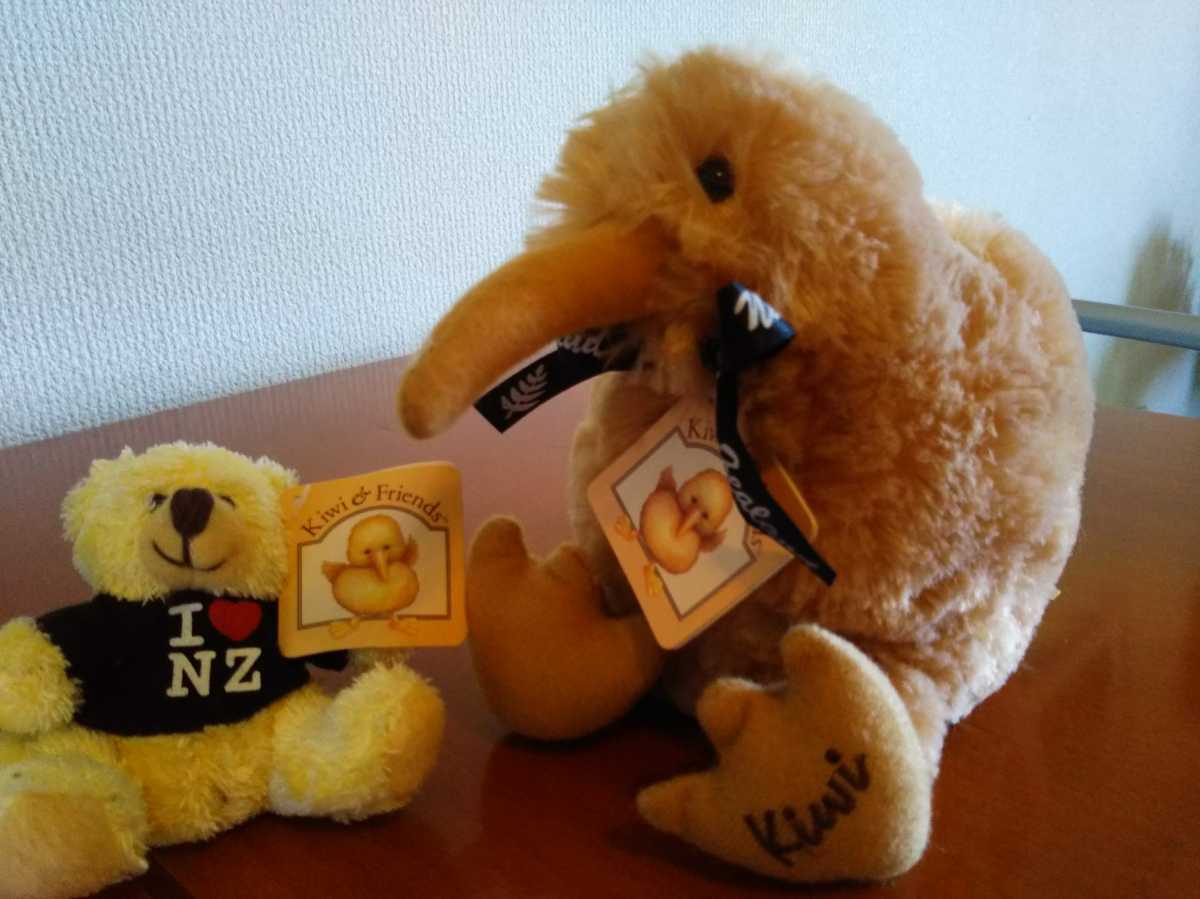 Kiwi&Friends Hallifax キーウィ ぬいぐるみ ベアーストラップ NZ お土産 ニュージーランド タグ付き(その他)｜売買さ ...
