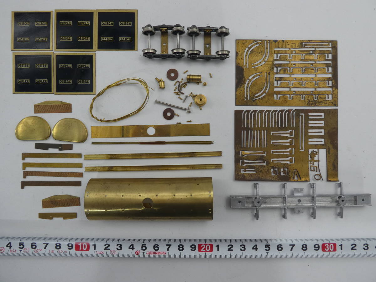 1-44 HOゲージ C51 ボディ C51 炭水車キット C51水槽車 金属製 車両パーツ 鉄道模型 まとめ売り pzcw(機関車)｜売買さ ...