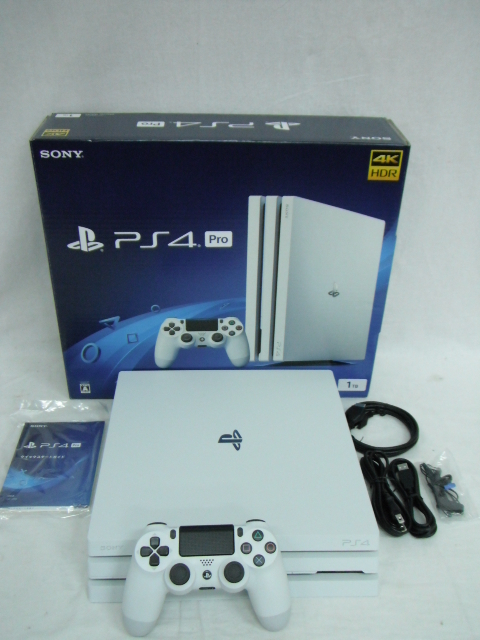 218 SONY ソニー PlayStation 4 Pro グレイシャー ホワイト 1TB CUH-7200BB02(PS4本体)｜売買されたオークション情報、yahooの商品情報を ...