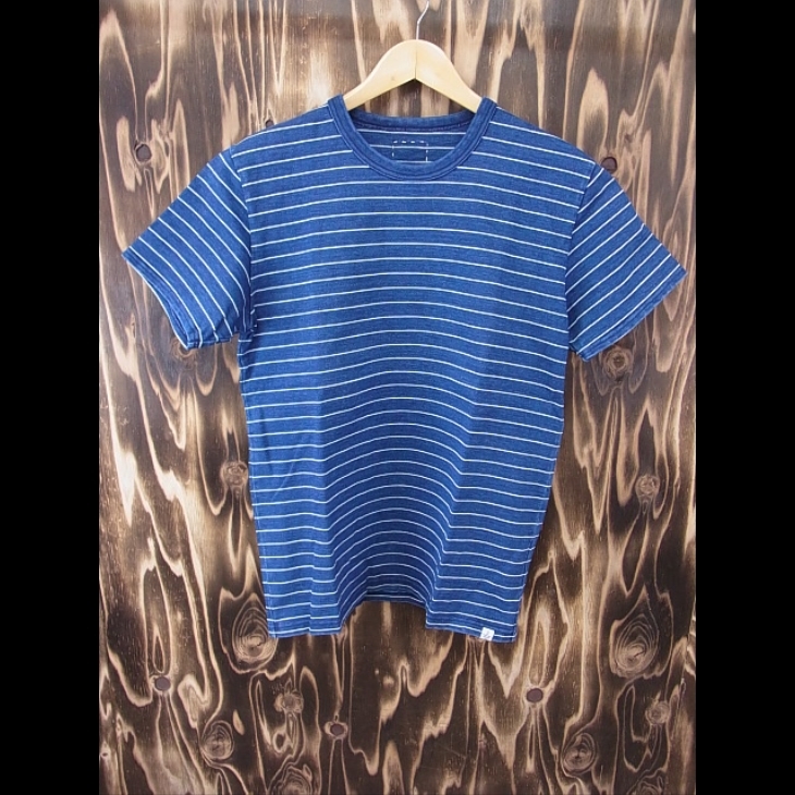 管:266-10 VISVIM ビズビム MID BORDER TEE S/S Tシャツ ボーダー INDIGO インディゴブルー サイズ3 袋あり(トップス)｜売買されたオークション情報 ...