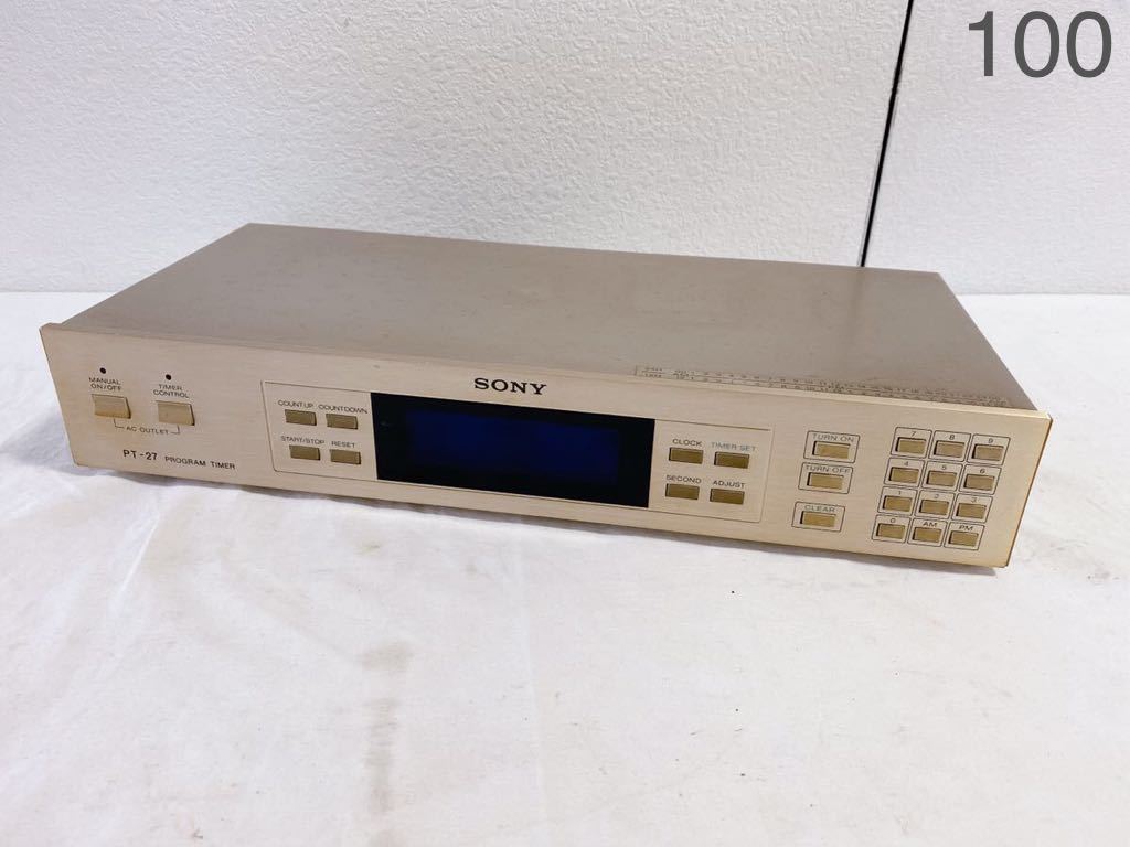 CH290 1円 SONY ソニー PROGRAM TIMER プログラムタイマー PT-27 現状品 E エラーコードが出るためジャンク(オーディオ機器)｜売買されたオークション情報 ...