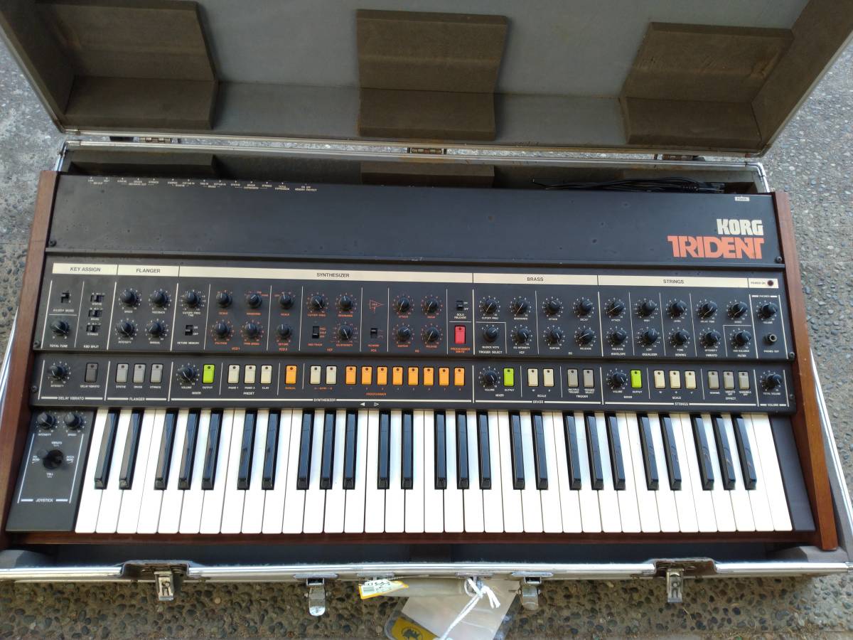 KORG TRIDENT MIDI改造 ハードケース付 トライデント コルグアナログ ポリ モンスター シンセ(コルグ)｜売買されたオークション情報、yahooの商品情報をアーカイブ公開 ...