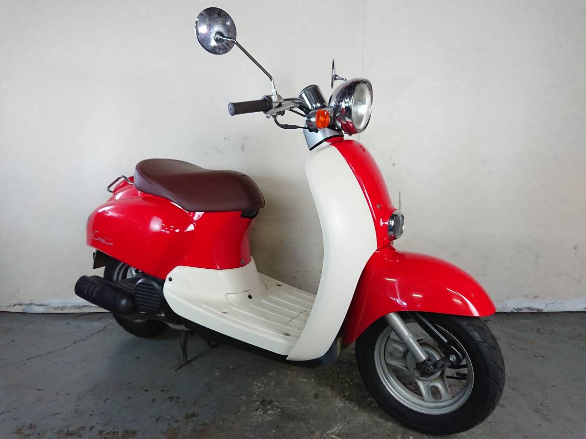 HONDA GIORNO CREA ジョルノクレア AF54 始動確認済み 書類付 赤白 レッド 原付 スクーター 4スト レトロ ジョルノ ...
