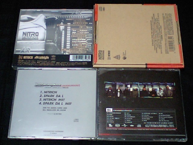 NITRO MICROPHONE UNDERGROUND4枚SPECIAL FORCE/NITRICH/STRAIGHT FROM 東京弐拾伍時NITRAID MACKA-CHIN DABO ...