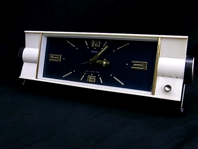 e4145 置時計 オルゴール時計 レトロ Rhythm CLOCK MADE IN JAPAN ともしび 可動品(一般)｜売買された ...