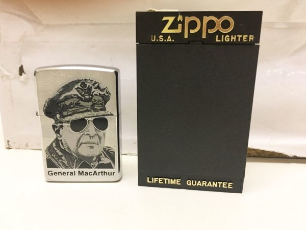 送料520円 ZIPPO / ジッポー ライター マッカーサー General MacArthur 1994年 SKR-20071737(その ...