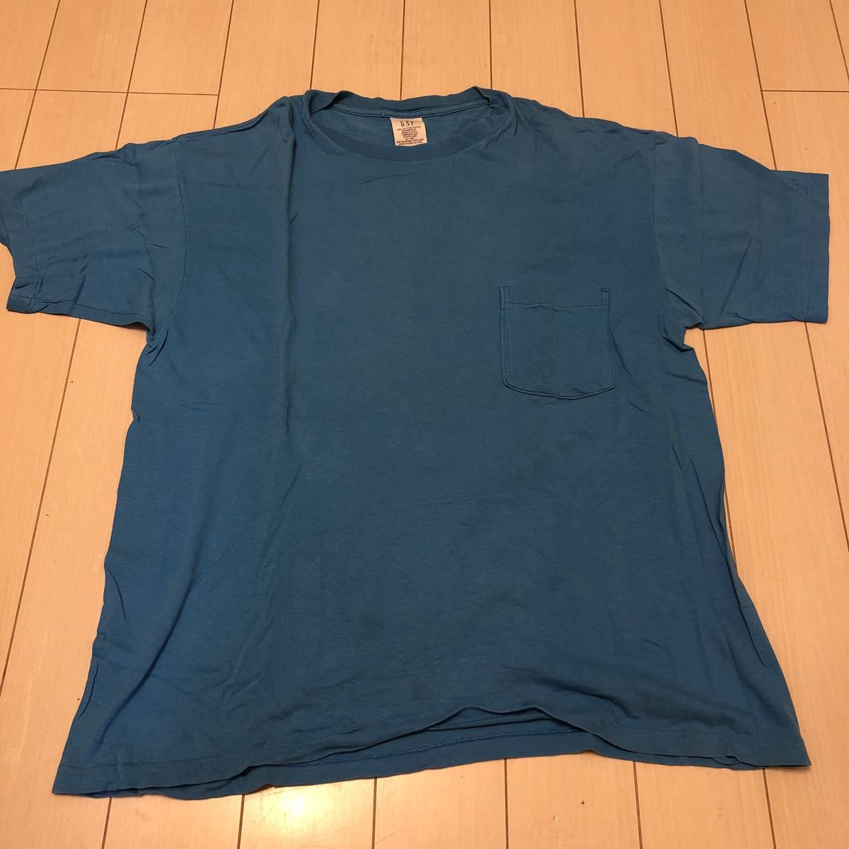 90s 00s GAP oldGAP ギャップ Tシャツ ポケットTシャツ made in USA アメリカ製 青 Lサイズ(半袖Tシャツ)｜売買されたオークション情報、yahooの商品情報を ...