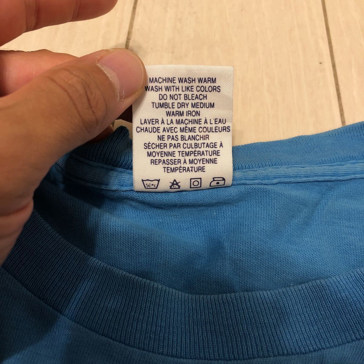 90s 00s GAP oldGAP ギャップ Tシャツ ポケットTシャツ made in USA アメリカ製 青 Lサイズ(半袖Tシャツ)｜売買されたオークション情報、yahooの商品情報を ...