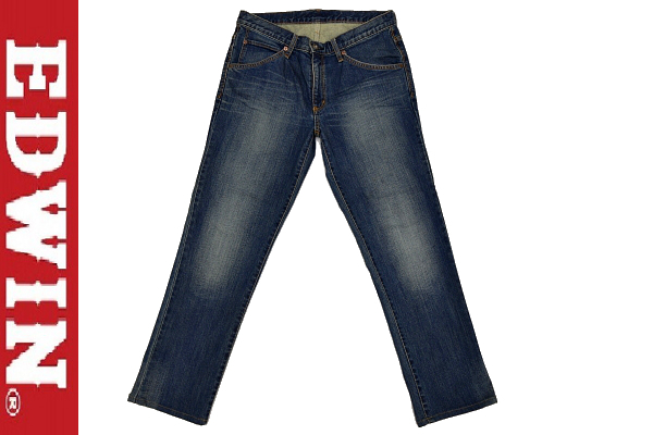 K-1892 EDWIN エドウィン CLASSIC NOUVEAU KU03 色落ち抜群 縦落ち ヴィンテージ加工デニム ストレッチ ストレートジーンズ W32(W32)｜売買された ...