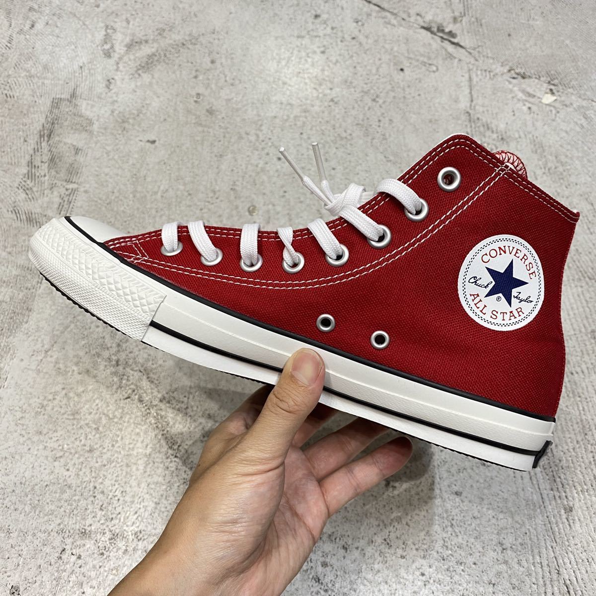 CONVERSE コンバース ALL STAR オールスター 100 COLORS HI 1CK559 カラーズ ハイ REACT 100周年 限定 RED サイズ 27cm US 8.5 ...