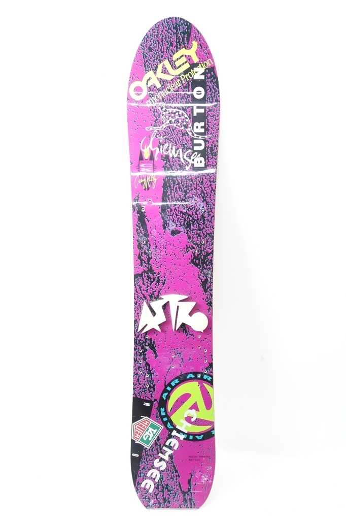ヴィンテージ 観賞用 使用不可 90/91 BURTON MICRO AIR CRAIG KELLY 145cm スノーボード バートン ...