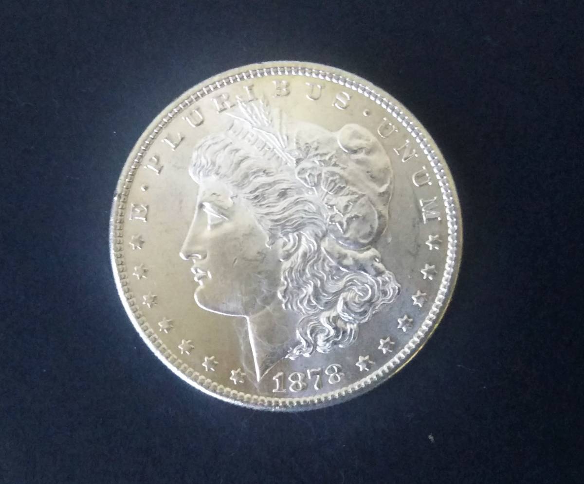 モルガンダラー1878 アメリカ AMERICA 1ドル銀貨 品(北アメリカ)｜売買されたオークション情報、yahooの商品情報をアーカイブ ...