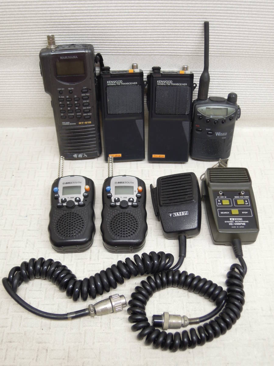 m033 トランシーバーまとめて スタンダード C501 BELLSOUTH T-388 マルハマ RT-618 ケンウッド TH-21A ...