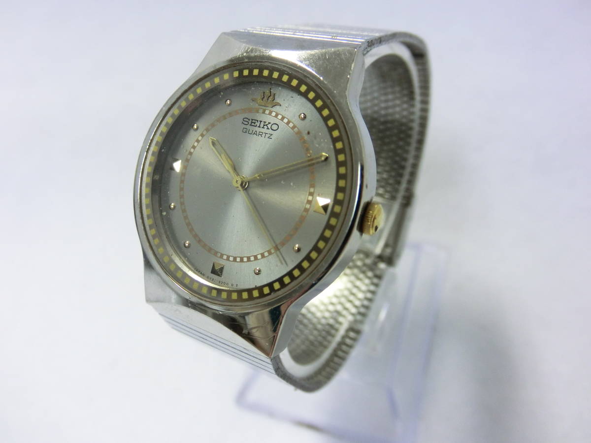 W0276 腕時計 セイコー SEIKO 5Y91-6100 QUARTZ シルバー ラウンド レディース クオーツ(その他)｜売買された ...