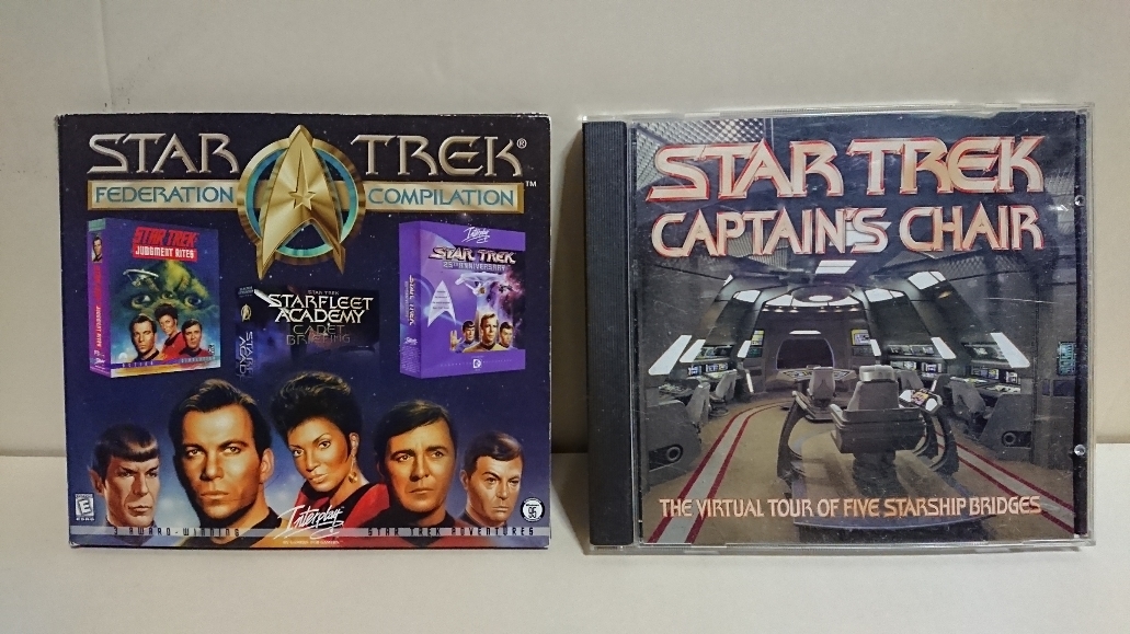 STAR TREK CAPTAIN'S CHAIR他 合計4種 CD-ROM(ゲーム、エンターテインメント)｜売買されたオークション情報 ...