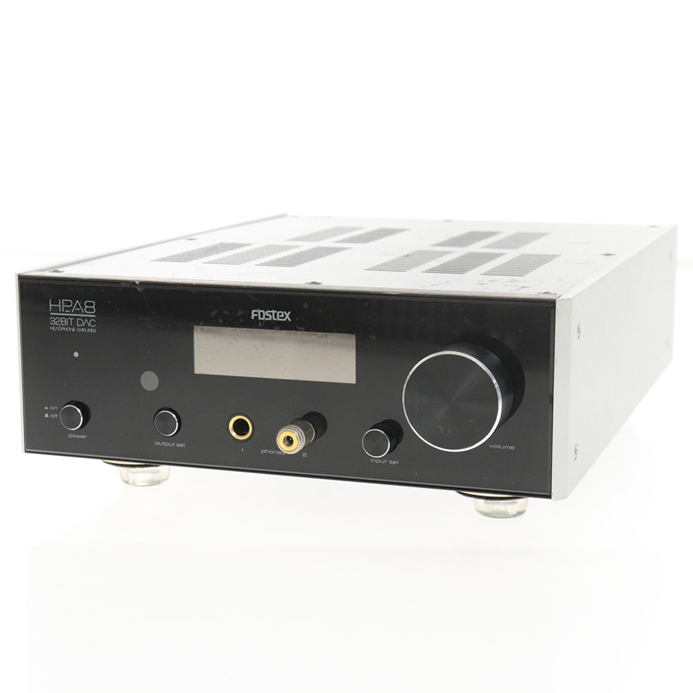 FORTEX フォステクス ヘッドホンアン プ HP-A8 32BIT DAC オーディオ機器 音楽 ブラック 動作未確認 ジャンク ...