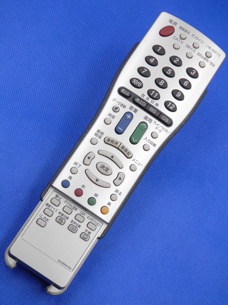 電池付き 3Tフタ無 GA366WJSA SHARP AQUOS テレビ リモコン LC-45AE5 LC-37AD5 LC-32AD5 LC-26AD5用 2295(リモコン)｜売買された ...