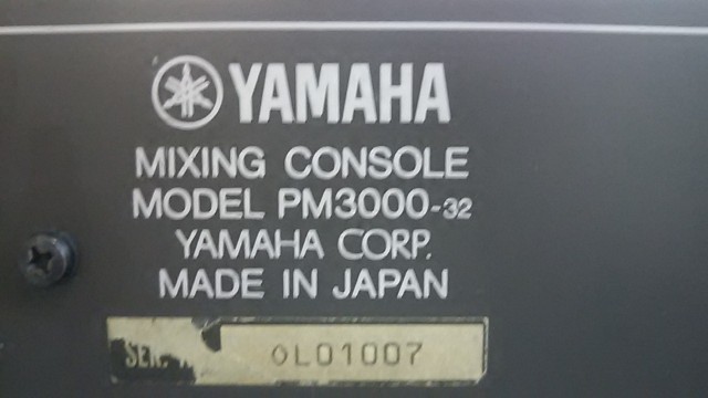 YAMAHA / ヤマハ MIXING CONSOLE PM3000-32 アナログミキサー 現状渡し ハ4076 引取り限定(ミキサー ...