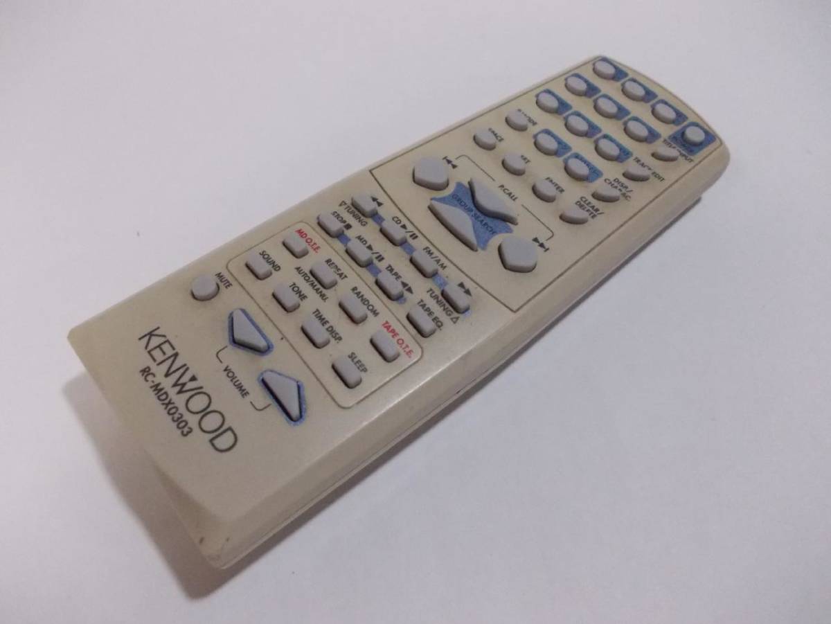 7 KENWOOD ケンウッド オーディオ MDX-J3用リモコン RC-MDX0303(リモコン)｜売買されたオークション情報、yahooの商品情報をアーカイブ公開 - オークファン ...