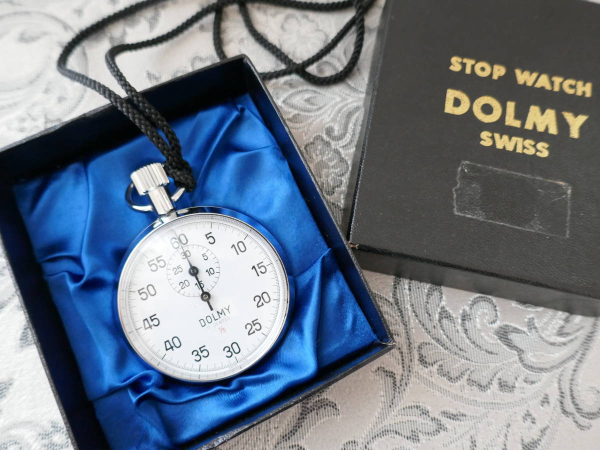 2340 スイス DOLMY 手巻き式 ストップウォッチ アナログ ヴィンテージ(手巻き)｜売買されたオークション情報、yahooの商品情報を ...