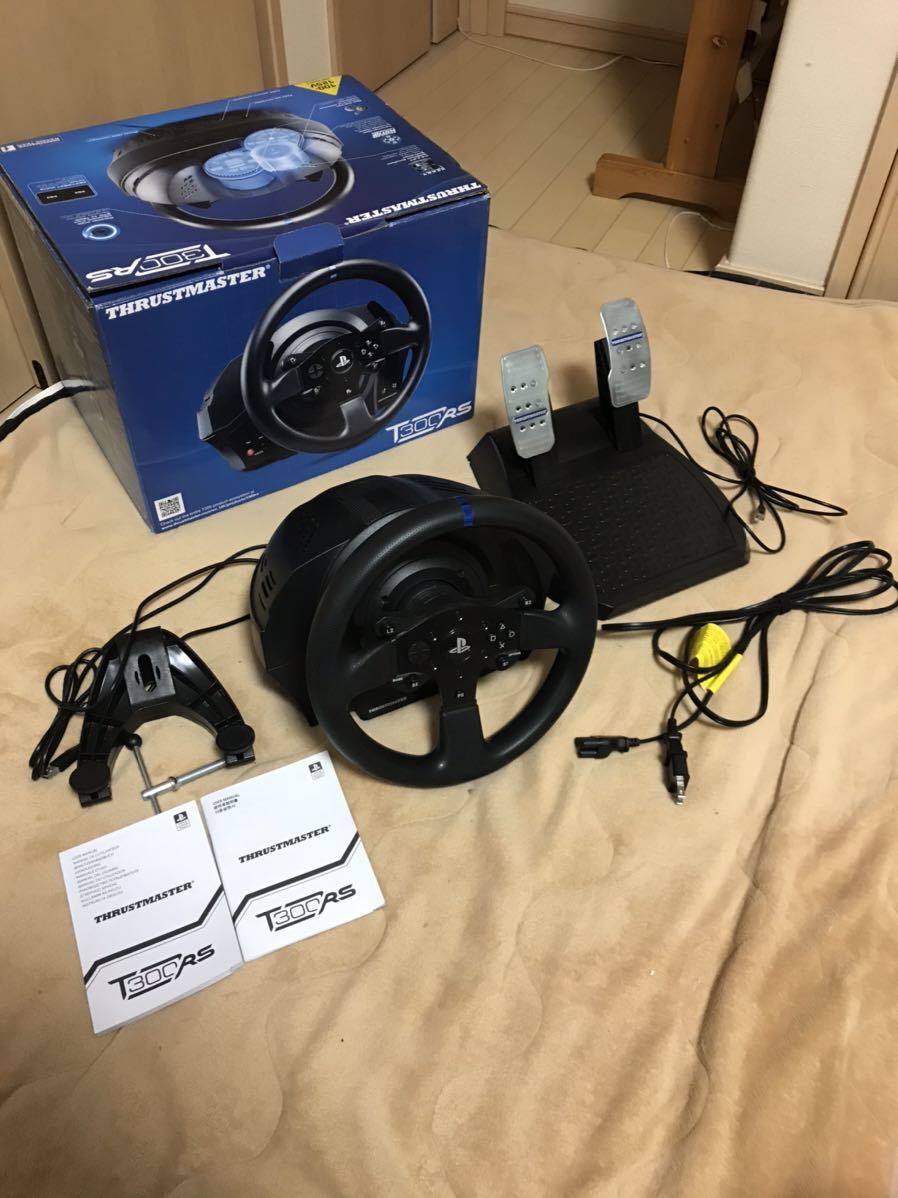 Thrustmaster スラストマスター ハンドルコントローラー T300RS FFB フォースフィードバック ステアリングホイール ...