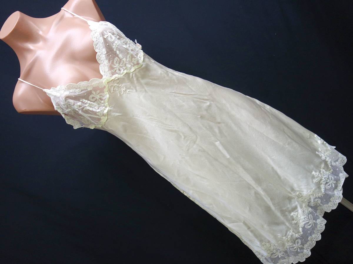 6509 B85 スリップ LILIANA RUBECHINI 胸部レース シルク(Mサイズ)｜売買されたオークション情報、yahooの商品 ...