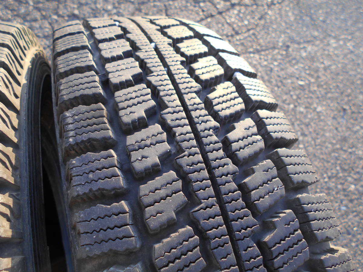 小型トラック用スタッドレス F:185R14C 102/100L Hankook WINTER RW06 12年製 8分 R:165R13 ...