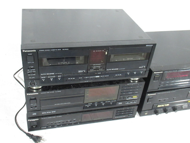 Panasonic パナソニック ST-D5500/SH-D5500/SL-D5500/SU-D5500/RS-D5500 チューナー/イコライザー/CD/アンプ/カセット システムコンポ ...