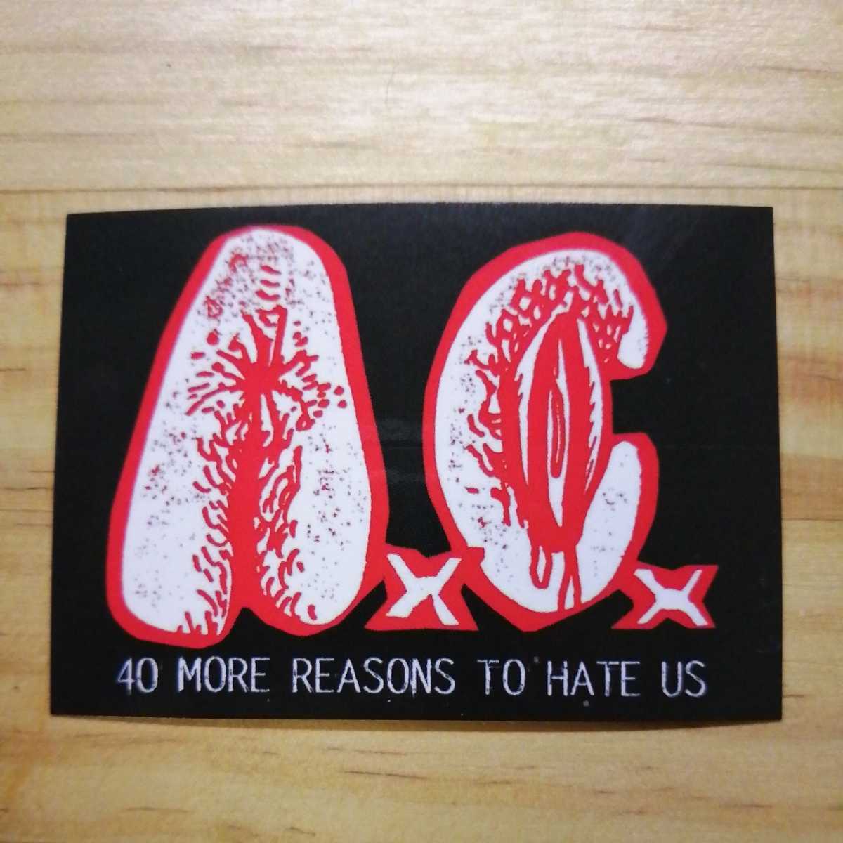 AxCx アナルカント 40 More Reasons To Hate us ステッカー 5枚セット(記念品、思い出の品)｜売買された ...