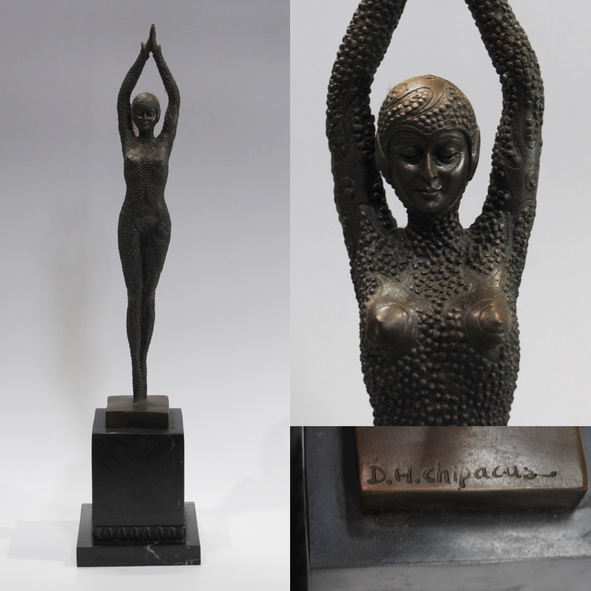 獺祭 ブロンズ像 D.H. CHIPARUS DANCER デメートル シパリュス ダンサー アールデコ 彫刻家(西洋彫刻)｜売買されたオークション情報、yahooの商品情報をアーカイブ公開 ...