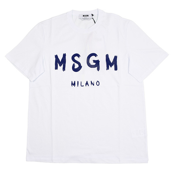 22 MSGM エム エス ジー エム 本物 メンズ ホワイト MILANOロゴ 半袖 Tシャツ size S 2840MM97 207098(文字、ロゴ)｜売買されたオークション情報 ...