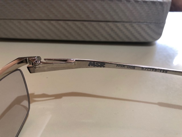ライトスモーク グレーグラデーション25G オプションレンズ仕様 MSR-008 TITANIUM サングラス(金属フレーム)｜売買されたオークション情報、yahooの商品情報をアーカイブ公開 ...